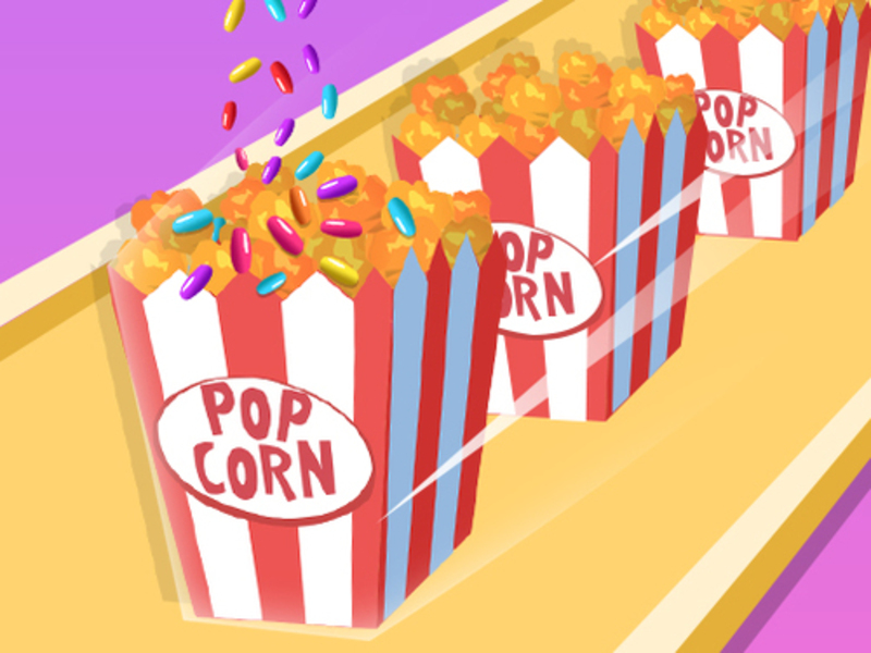 Popcorn Stack 🕹️ Играть в онлайн игры на SGameS.