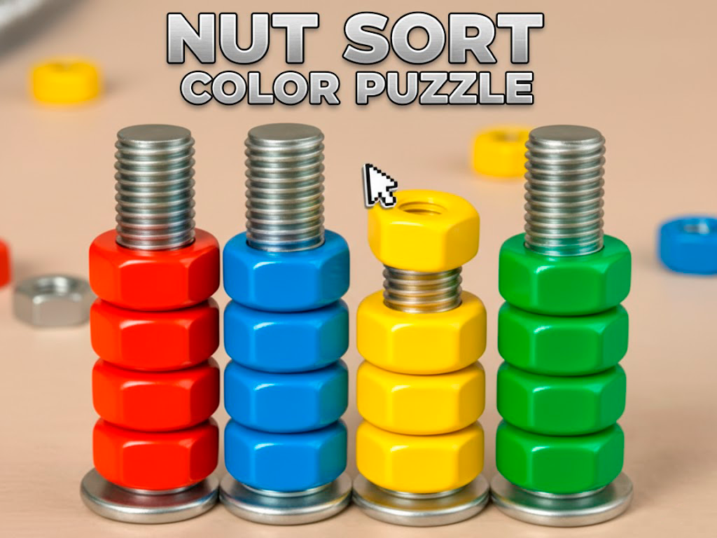Nut Sort Color Puzzle 🕹️ Играть в онлайн игры на SGameS.