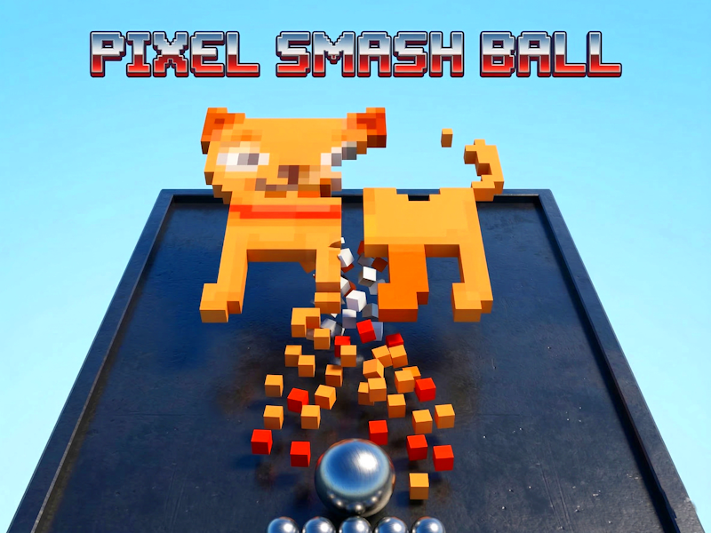 Pixel Smash Ball 🕹️ Играть в онлайн игры на SGameS.