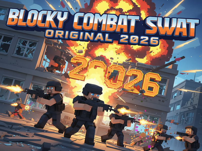 Blocky Combat Swat Original 2026 🕹️ Играть в онлайн игры на SGameS.