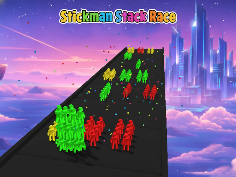 Stickman Stack Race 🕹️ Играть в онлайн игры на SGameS.