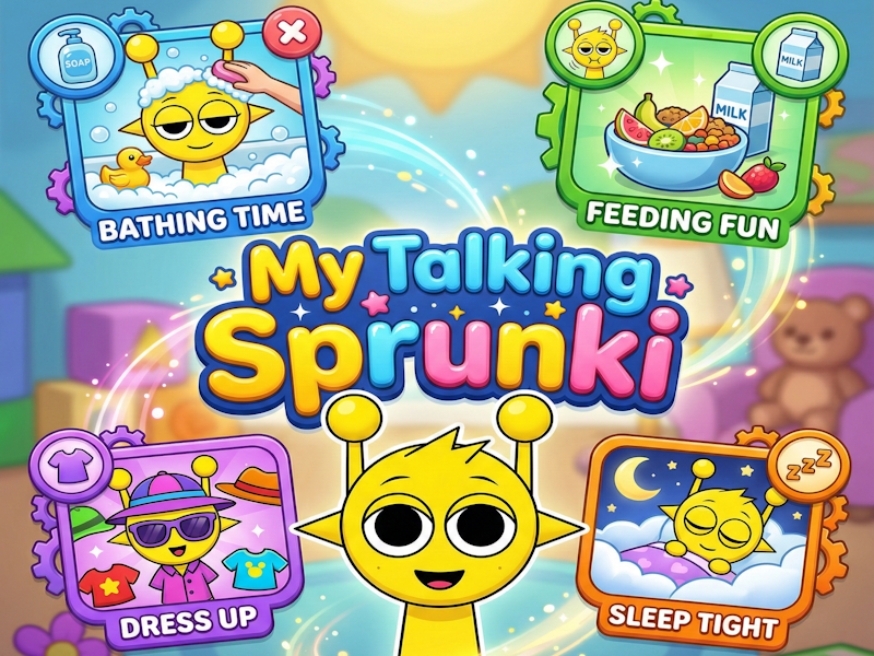 My Talking Sprunki 🕹️ Играть в онлайн игры на SGameS.