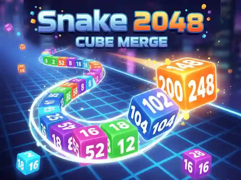 Snake 2048: Cube Merge 🕹️ Играть в онлайн игры на SGameS.